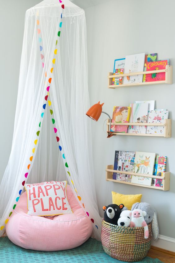 15 inspirations pour aménager un coin lecture dans une chambre d'enfant
