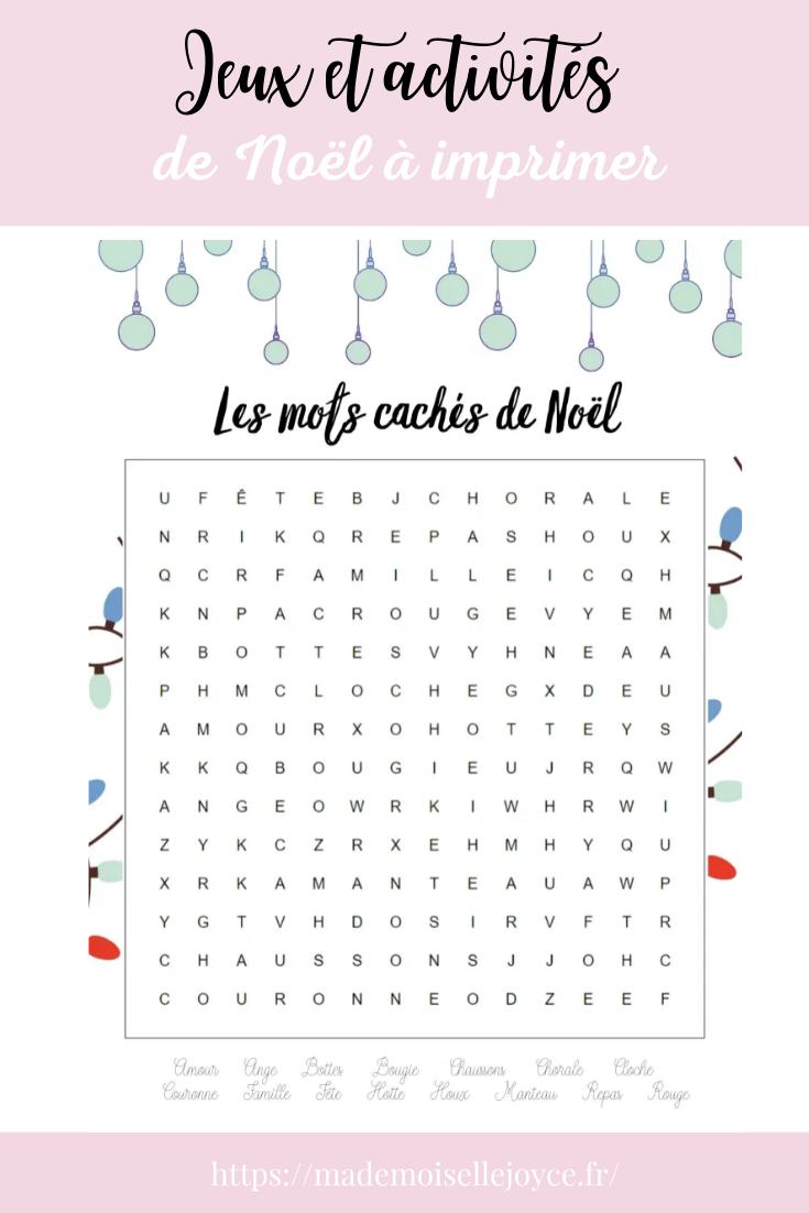 En attendant Noël : Jeux et activités pour enfants à imprimer