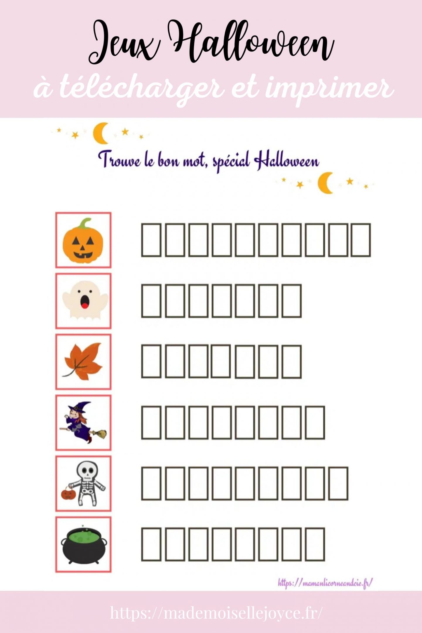 Halloween : 5 jeux et activités pour enfants - Mademoiselle Joyce ♥